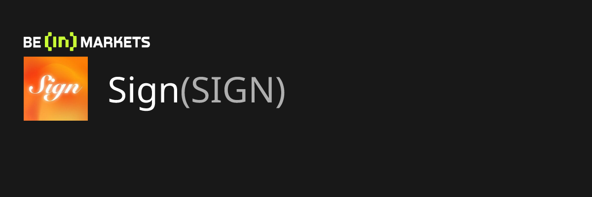 Sign (SIGN) Harga, Kapitalisasi Pasar, Info Grafik dan Fundamental ...