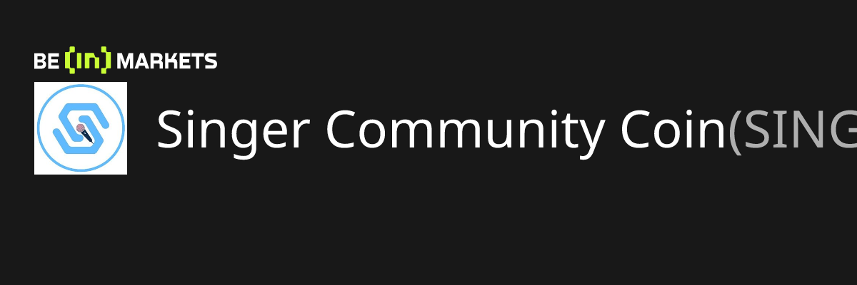 Singer Community Coin (SINGER) Price, MarketCap, Charts and ...