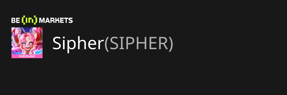 Sipher (SIPHER) Price, MarketCap, Charts and Fundamentals Info - BeInCrypto