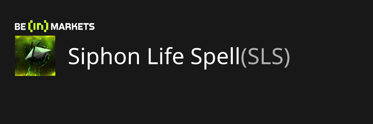 Siphon Life Spell (SLS) Price, MarketCap, Charts and Fundamentals Info ...