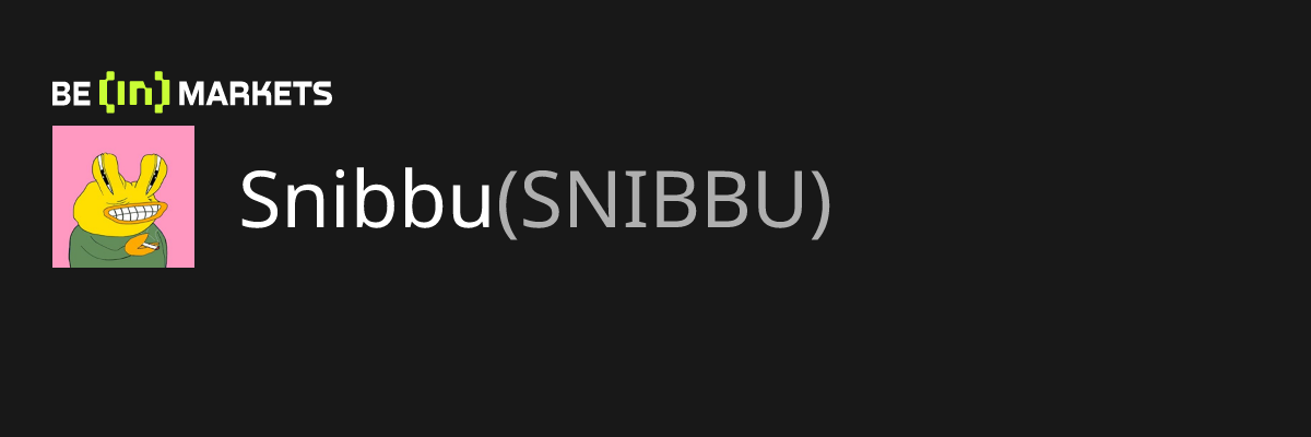 Snibbu (SNIBBU) Kurs, Marktkapitalisierung, Charts und ...