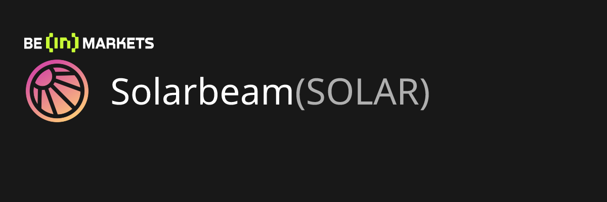 Solarbeam (SOLAR) Price, MarketCap, Charts and Fundamentals Info ...