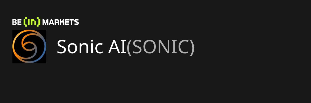 Sonic AI (SONIC) 가격, 마켓캡, 차트 및 펜더멘털 정보 - BeinCrypto Korea