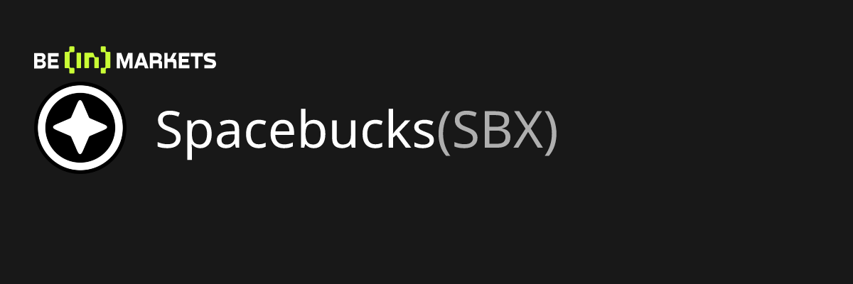 Spacebucks (SBX) Price, MarketCap, Charts and Fundamentals Info ...