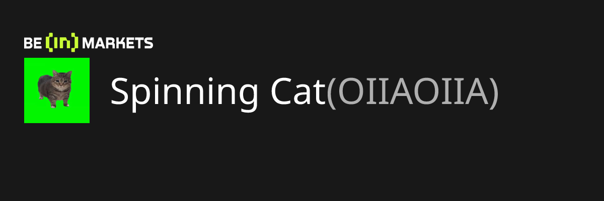 Spinning Cat (OIIAOIIA) 가격, 마켓캡, 차트 및 펜더멘털 정보 - BeinCrypto Korea