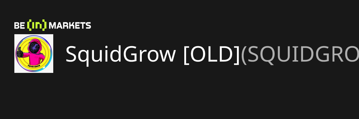 SquidGrow [OLD] (SQUIDGROW) Price, MarketCap, Charts and Fundamentals ...