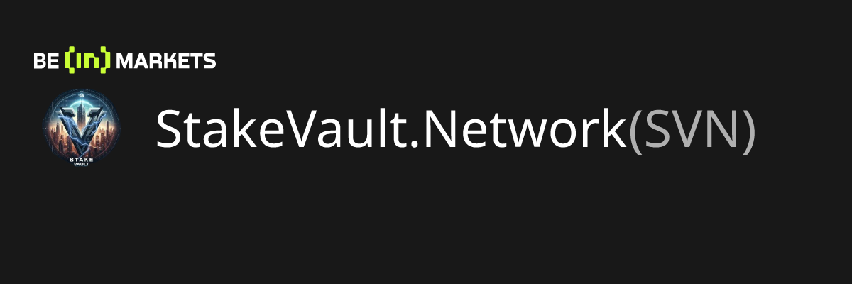 StakeVault.Network (SVN) Price, MarketCap, Charts and Fundamentals Info ...