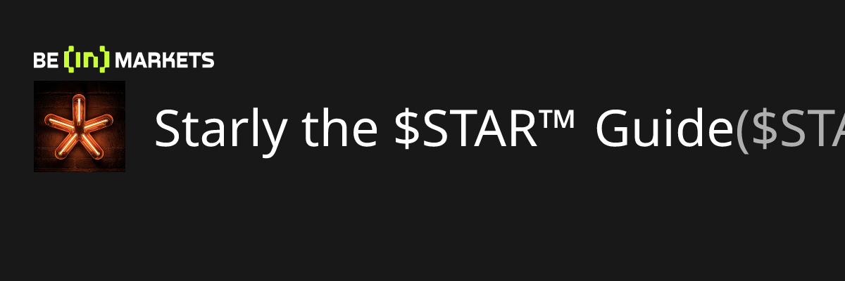Курс Starly the $STAR™ Guide ($STAR), рыночная капитализация, графики и ...
