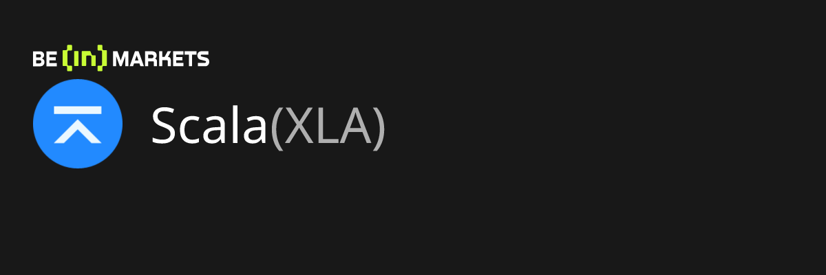 Scala (XLA) 가격, 마켓캡, 차트 및 펜더멘털 정보 - BeinCrypto Korea