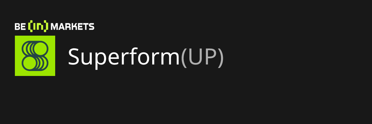 Superform (UP) Price, MarketCap, Charts and Fundamentals Info - BeInCrypto