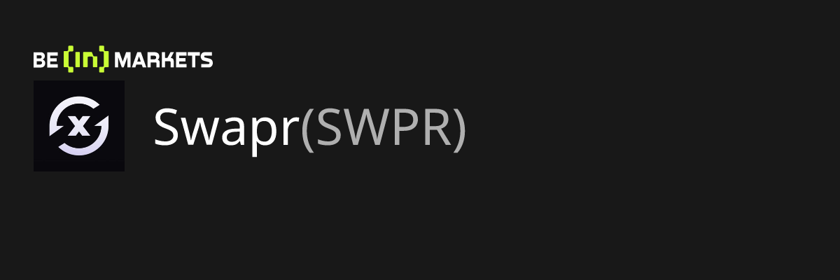 Swapr (SWPR) Kurs, Marktkapitalisierung, Charts und Fundamentalanalyse ...
