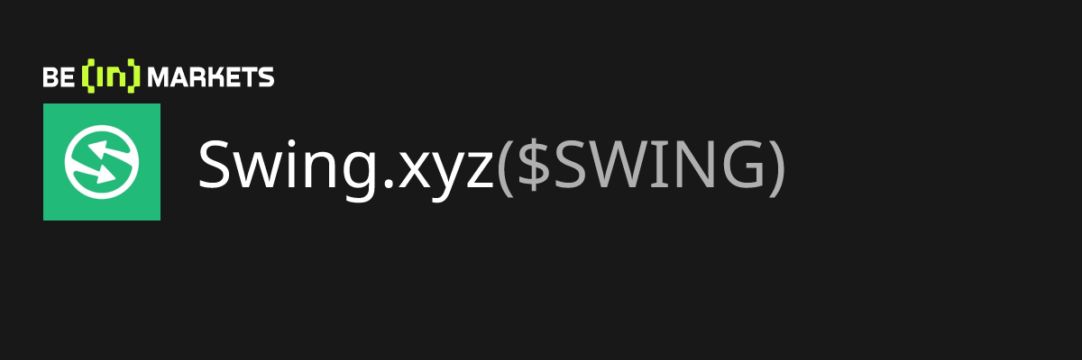 Swing.xyz ($SWING) Price, MarketCap, Charts and Fundamentals Info ...