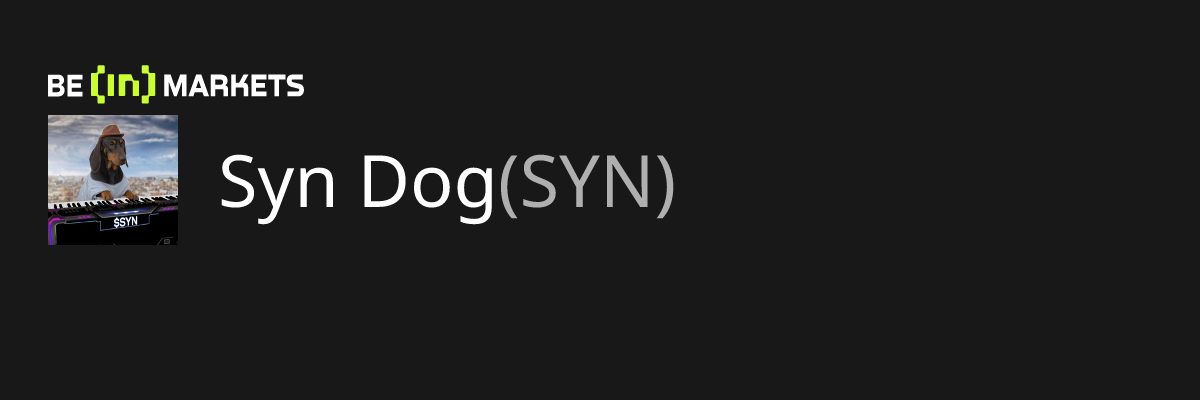 Syn Dog (SYN) Price, MarketCap, Charts and Fundamentals Info - BeInCrypto