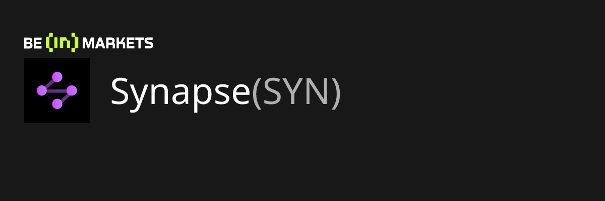 Synapse (SYN) Price, MarketCap, Charts and Fundamentals Info - BeInCrypto