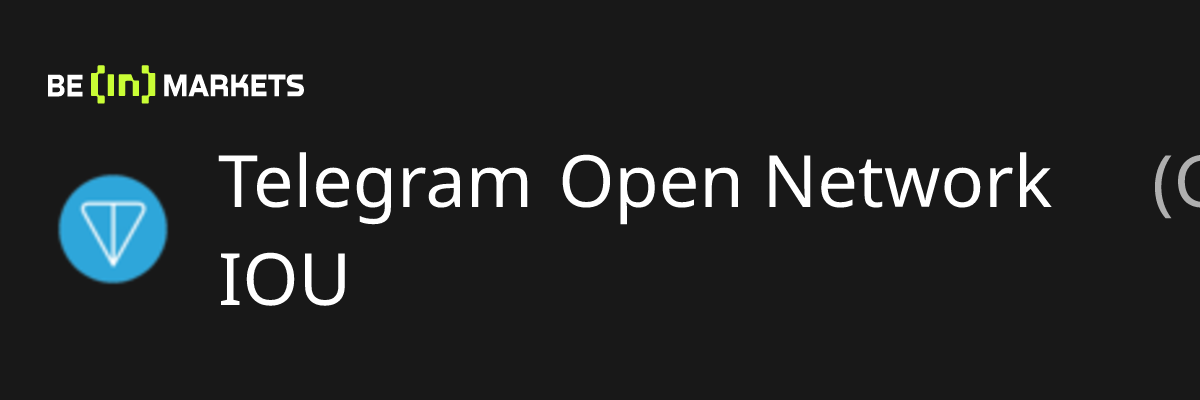 Telegram Open Network IOU (GRAM) Fiyat, Piyasa Değeri, Grafikler ve ...