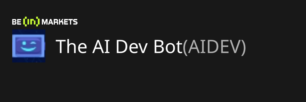The AI Dev Bot (AIDEV) Harga, Kapitalisasi Pasar, Info Grafik dan ...
