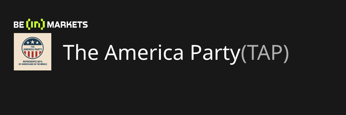 The America Party (TAP) Price, MarketCap, Charts and Fundamentals Info ...