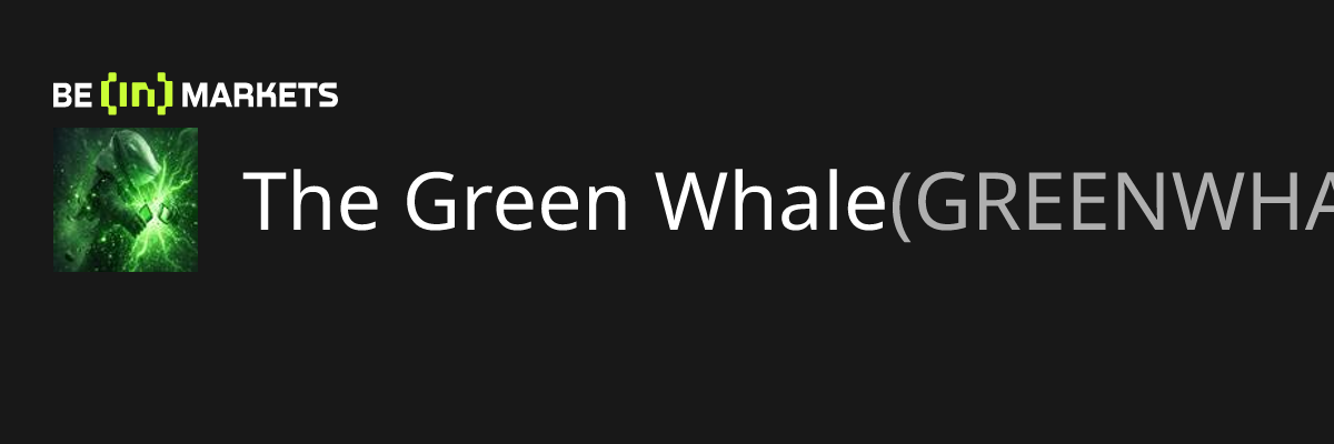 The Green Whale (GREENWHALE) información de precios, capitalización de ...