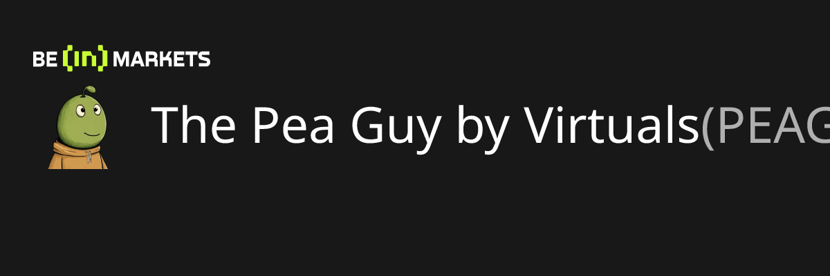 The Pea Guy by Virtuals (PEAGUY) 価格, 時価総額, 図表およびファンダメンタルズ情報 ...