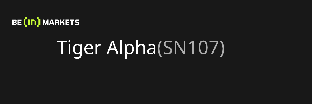 Tiger Alpha (SN107) Price, MarketCap, Charts and Fundamentals Info ...
