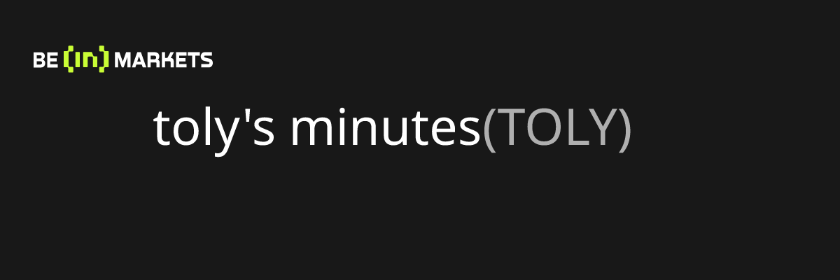 toly's minutes (TOLY) Price, MarketCap, Charts and Fundamentals Info ...