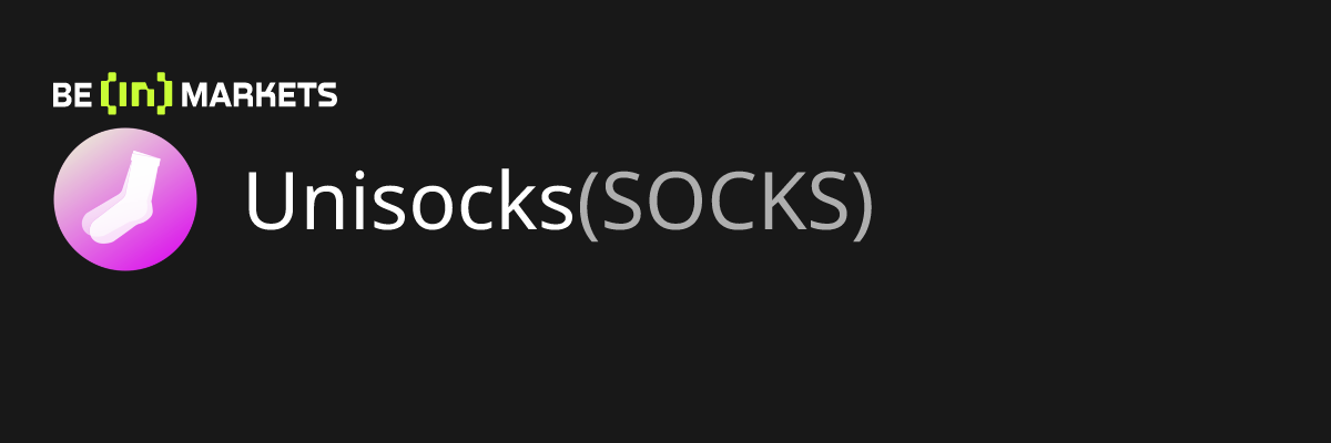 Unisocks (SOCKS) información de precios, capitalización de mercado, gráficos y fundamentos ...