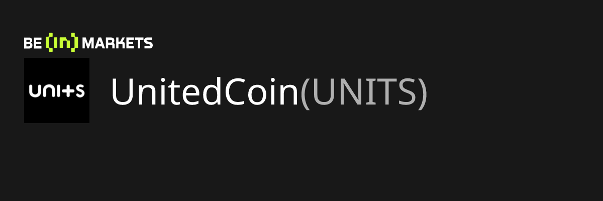 Cours du UnitedCoin (UNITS) : Prix, Informations fondamentales ...