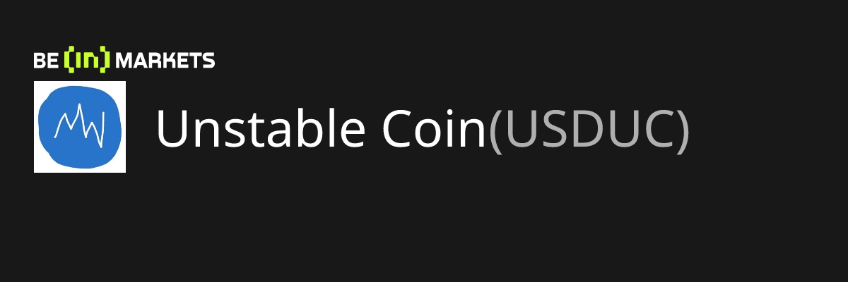 Unstable Coin (USDUC) Price, MarketCap, Charts and Fundamentals Info ...