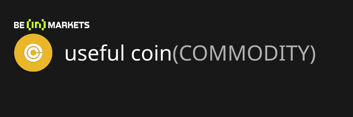 useful coin (COMMODITY) Price, MarketCap, Charts and Fundamentals Info - BeInCrypto
