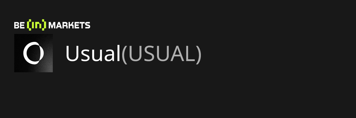 Usual (USUAL) Price, MarketCap, Charts and Fundamentals Info - BeInCrypto