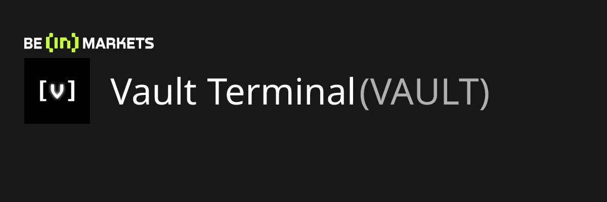 Vault Terminal (VAULT) 가격, 마켓캡, 차트 및 펜더멘털 정보 - BeinCrypto Korea