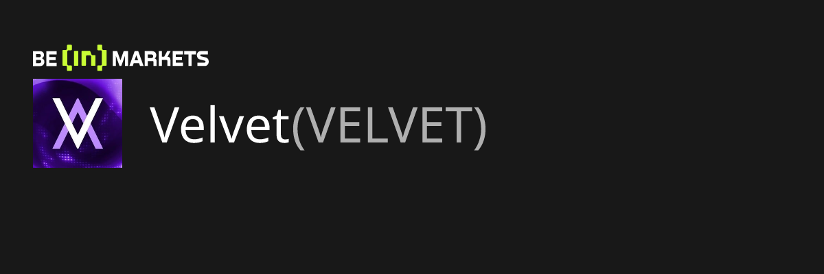 Velvet (VELVET) Harga, Kapitalisasi Pasar, Info Grafik dan Fundamental ...