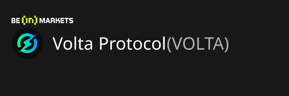 Volta Protocol (VOLTA) Price, MarketCap, Charts and Fundamentals Info ...