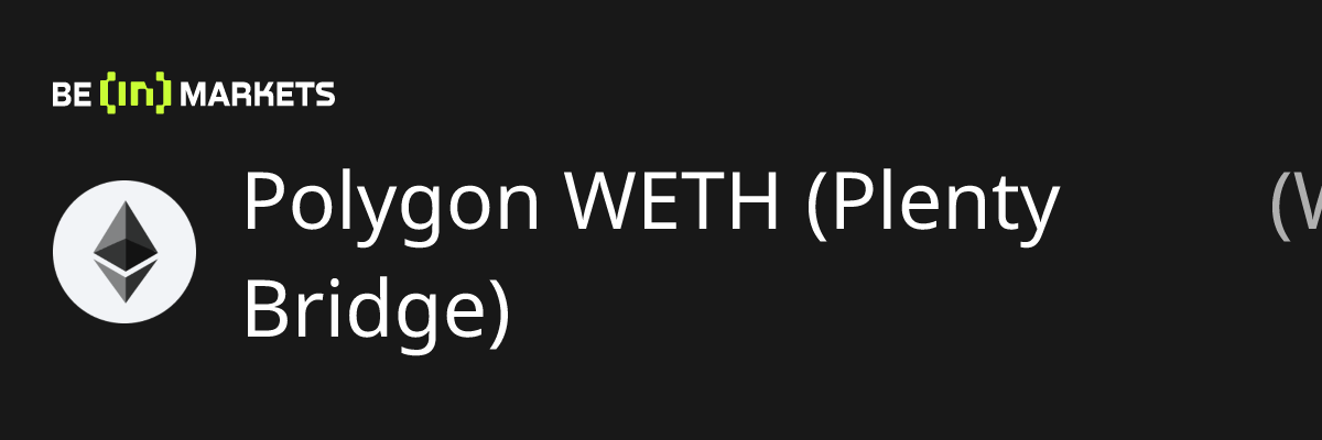 Polygon WETH (Plenty Bridge) (WETH.P) información de precios ...