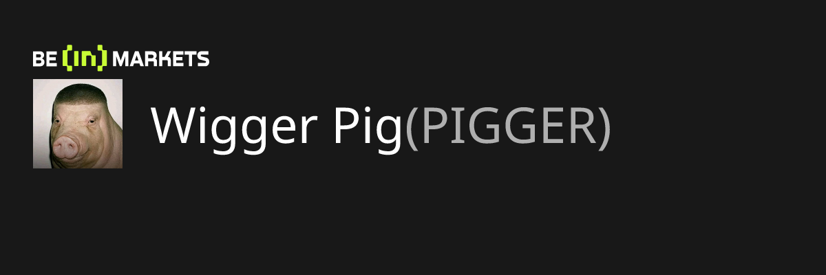 Wigger Pig (PIGGER) Price, MarketCap, Charts and Fundamentals Info ...