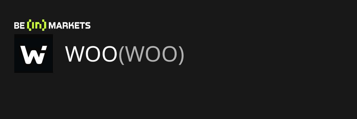 WOO (WOO) Price, MarketCap, Charts and Fundamentals Info - BeInCrypto
