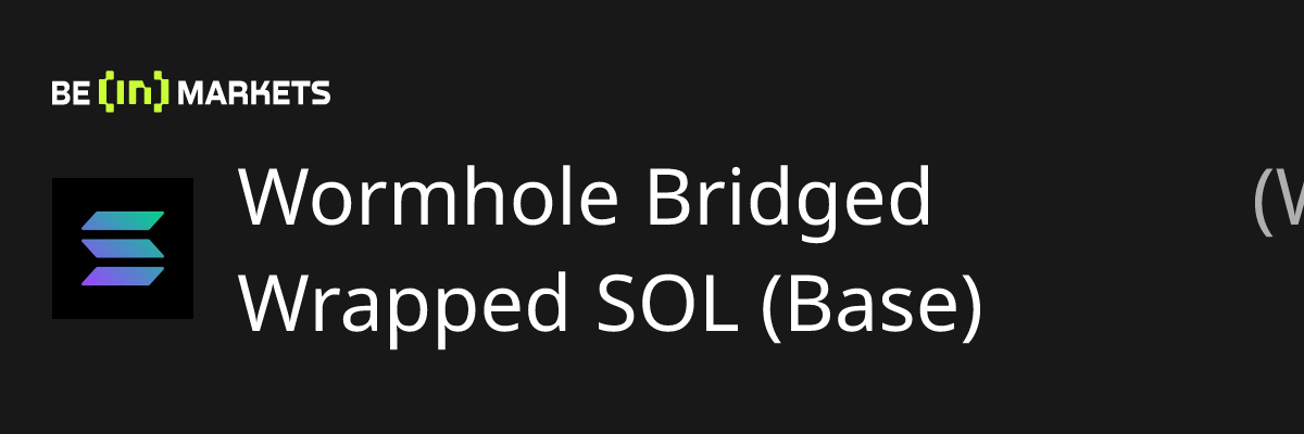 Wormhole Bridged Wrapped SOL (Base) (WSOL) Fiyat, Piyasa Değeri, Grafikler ve Temel Bilgi ...