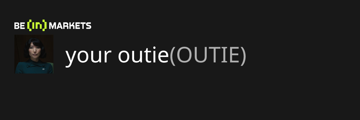 your outie (OUTIE) 가격, 마켓캡, 차트 및 펜더멘털 정보 - BeinCrypto Korea