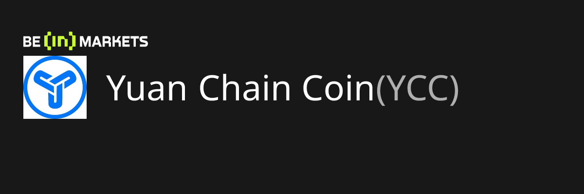Yuan Chain Coin (YCC) Price, MarketCap, Charts and Fundamentals Info ...