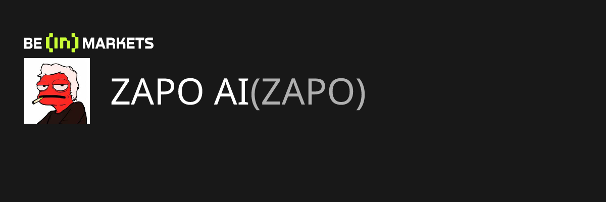 ZAPO AI (ZAPO) Informações sobre preço, MarketCap, gráficos e ...