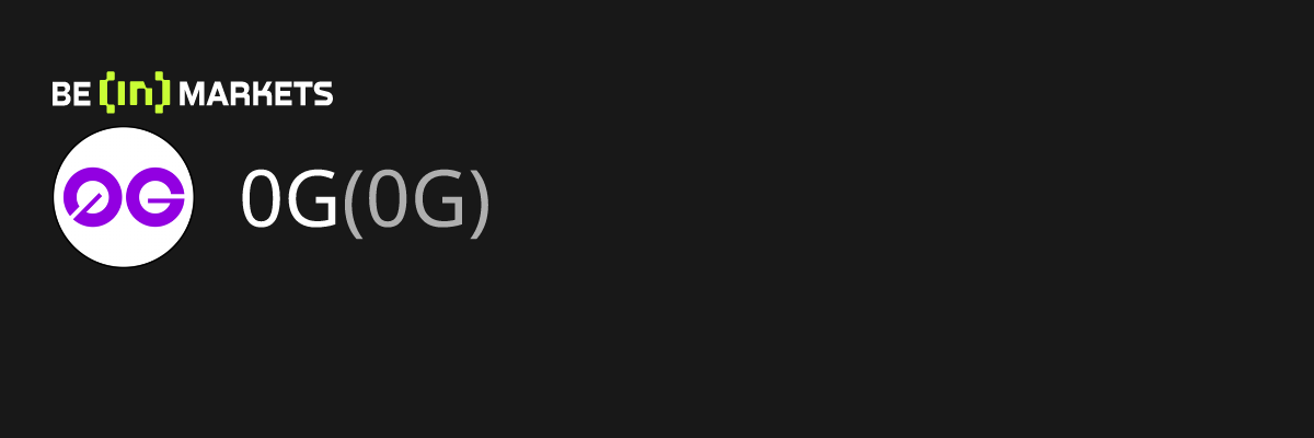 0G (0G) Price, MarketCap, Charts and Fundamentals Info - BeInCrypto